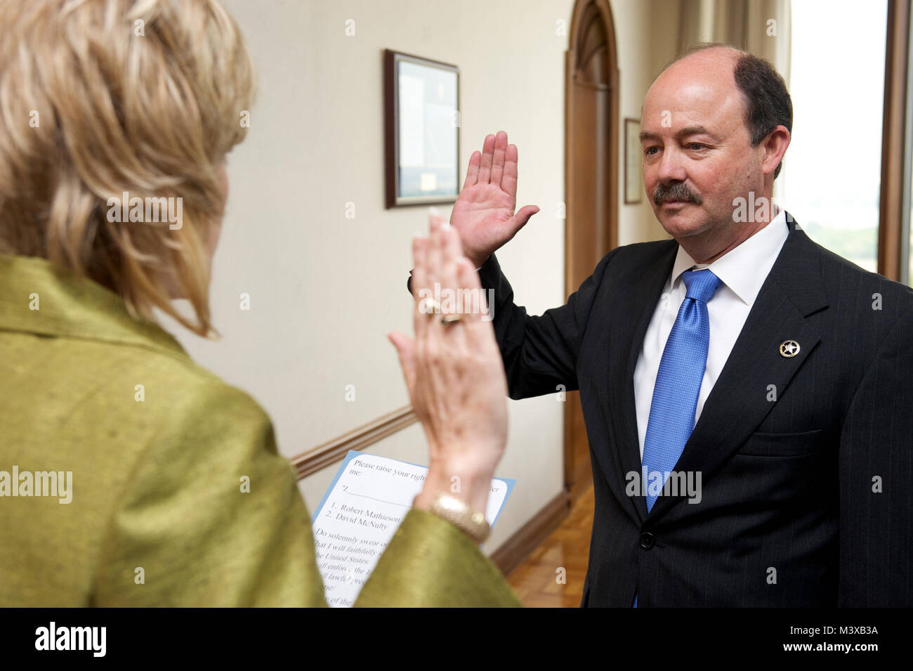 US Marshals Service Director Stacia Hylton swears in Robert W ...