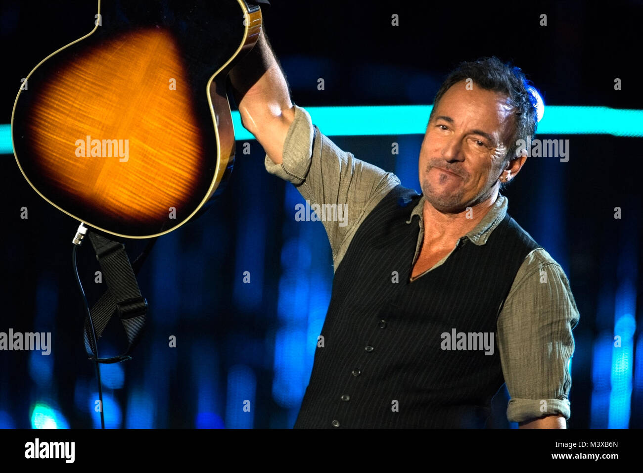Bruce Springsteen finishes his set during The Concert for Valor in ...