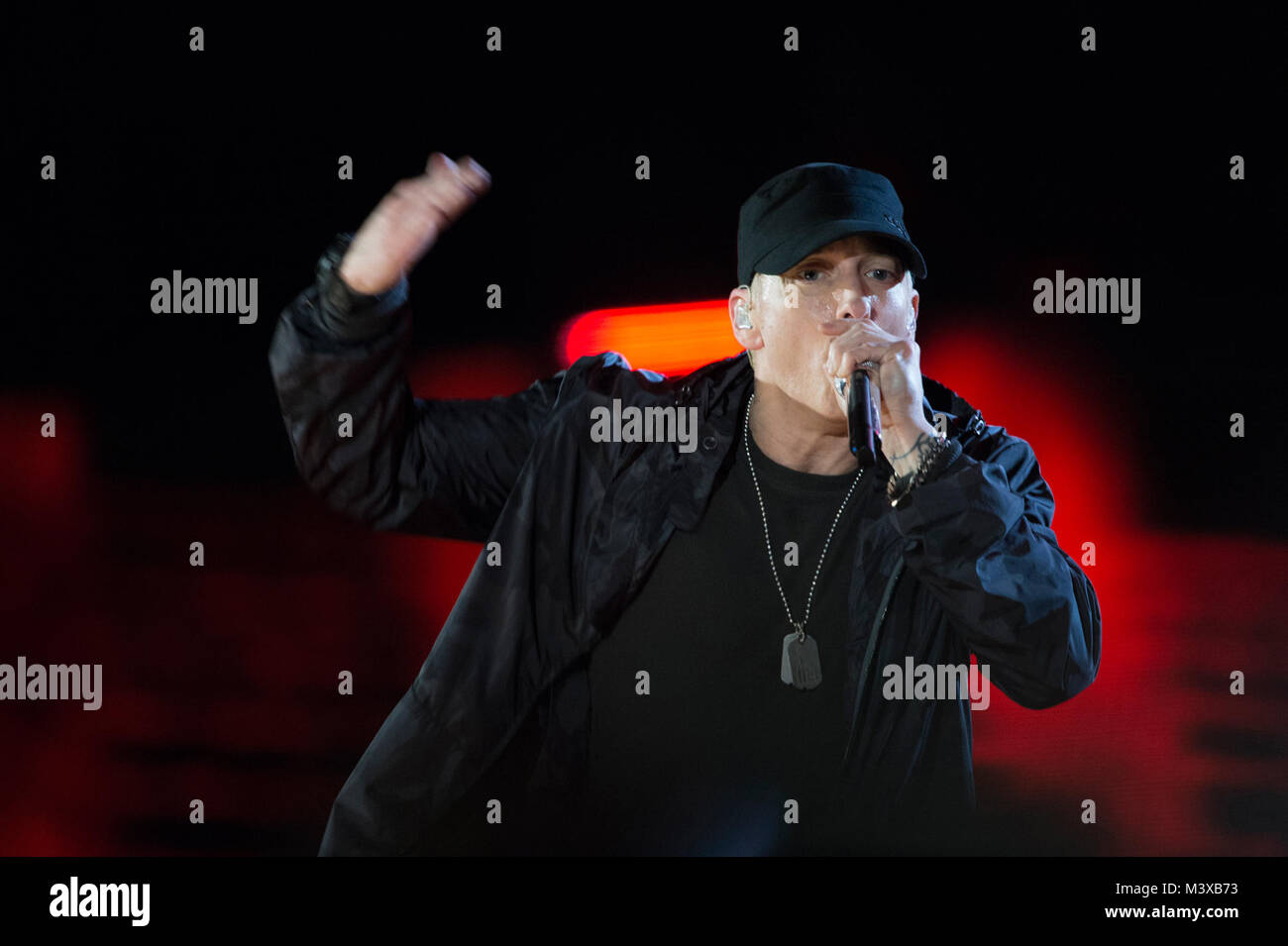 Eminem performs during The Concert for Valor in Washington, D.C. Nov ...