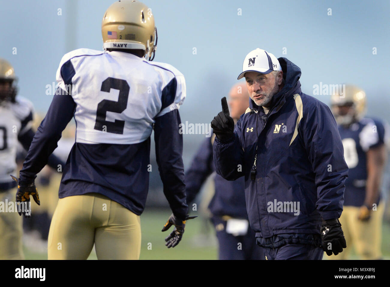 141203-D-FW736-014 –Buddy Green, Naval Academy defensive coordinator ...