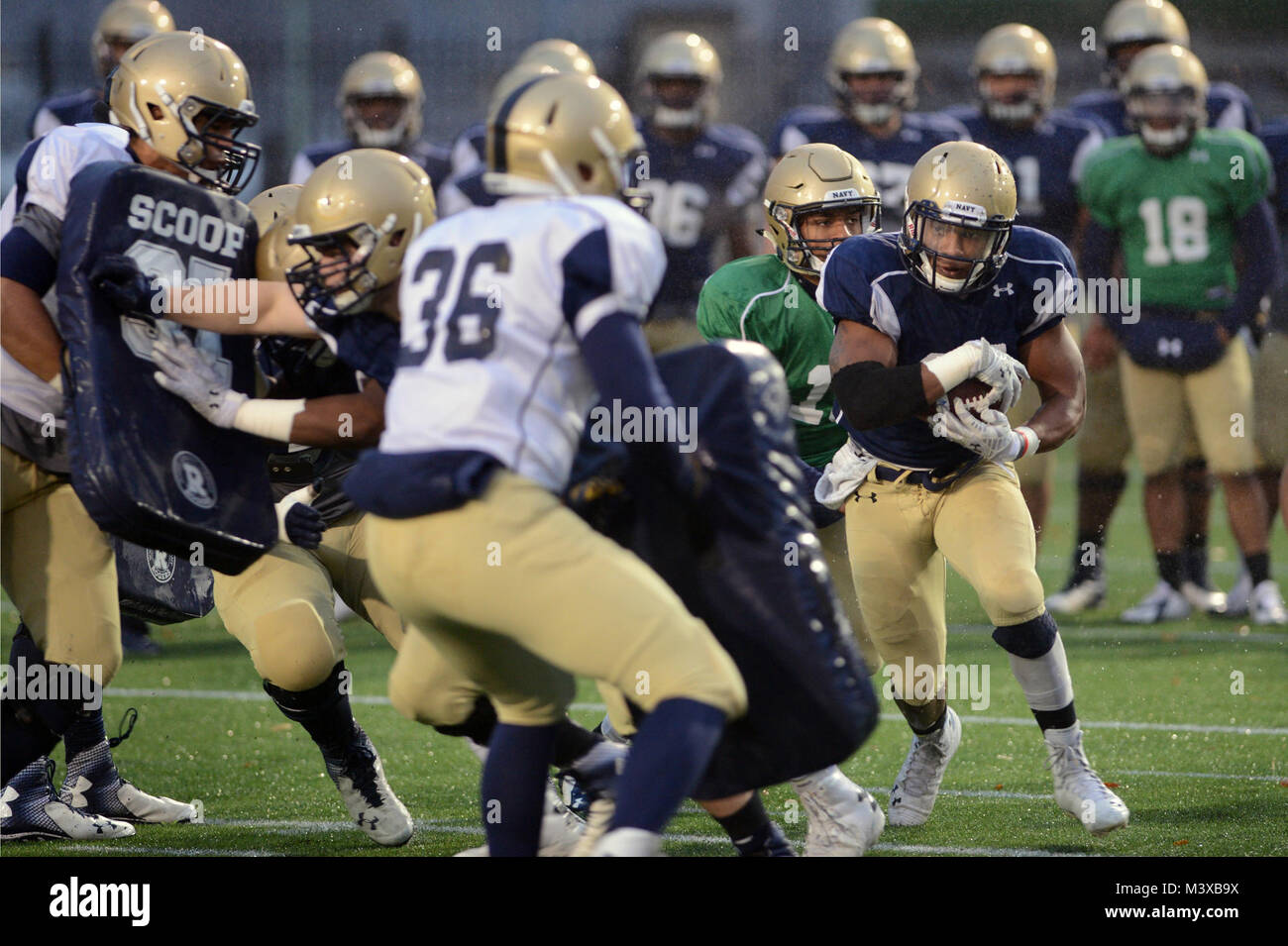 141203-D-FW736-017 –Senior fullback, Noah Copeland, a member of the ...