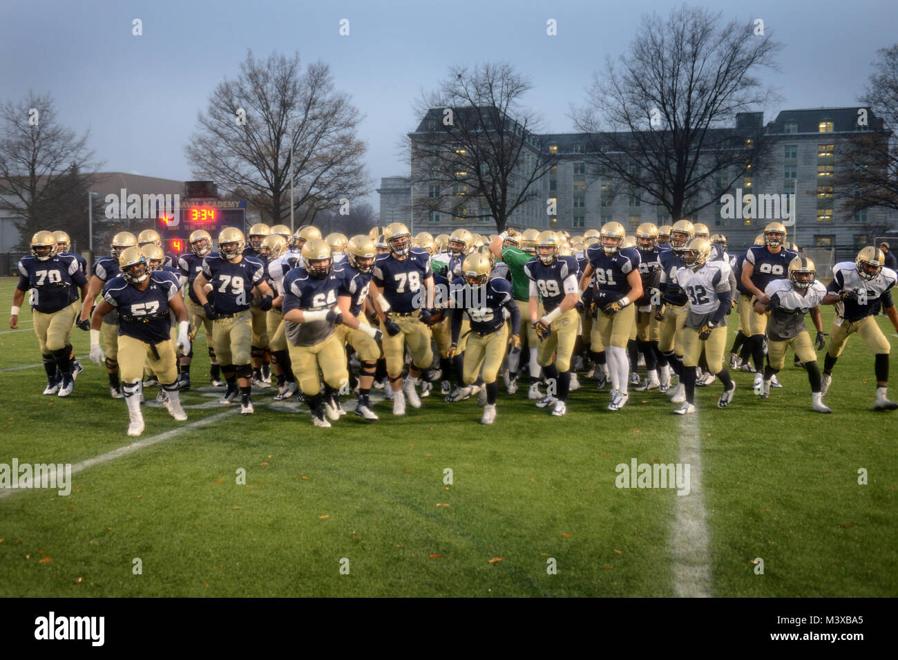 Warm up exercises football team hi-res stock photography and images - Alamy