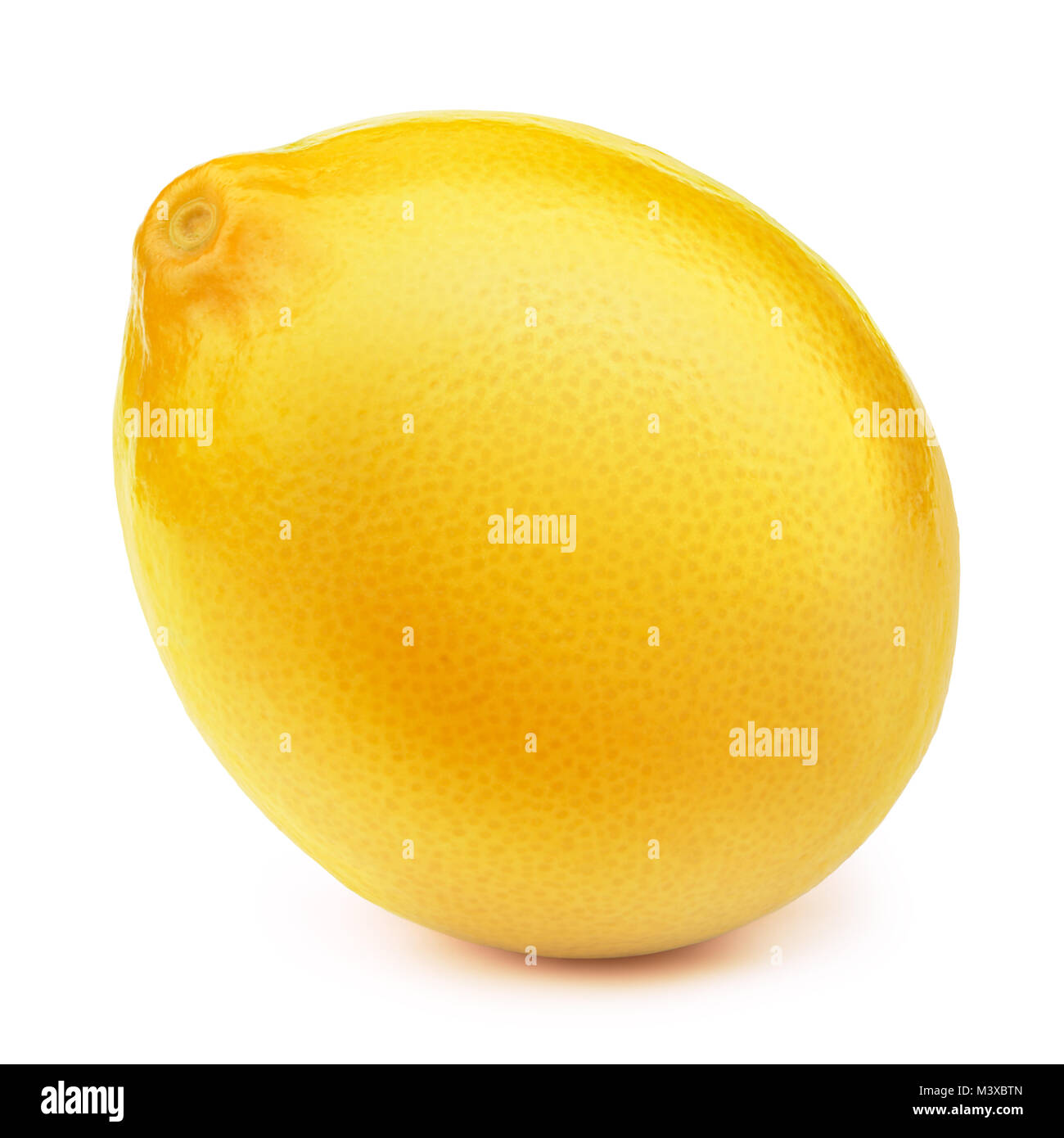 Fresh lemon fruit isolated on the white background with clipping path ...