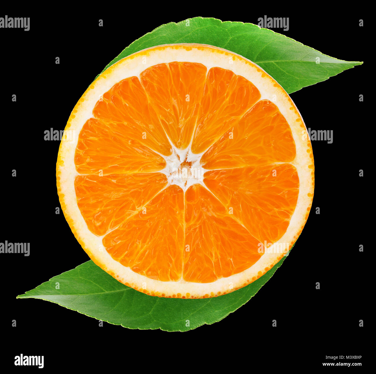 Orange slice isolated Stock Photo - Alamy