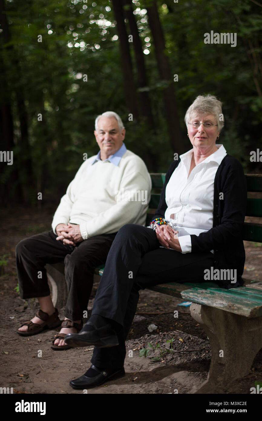 ForestEthics advocate Donna Sinclair and lawyer Clayton Ruby pose for a ...