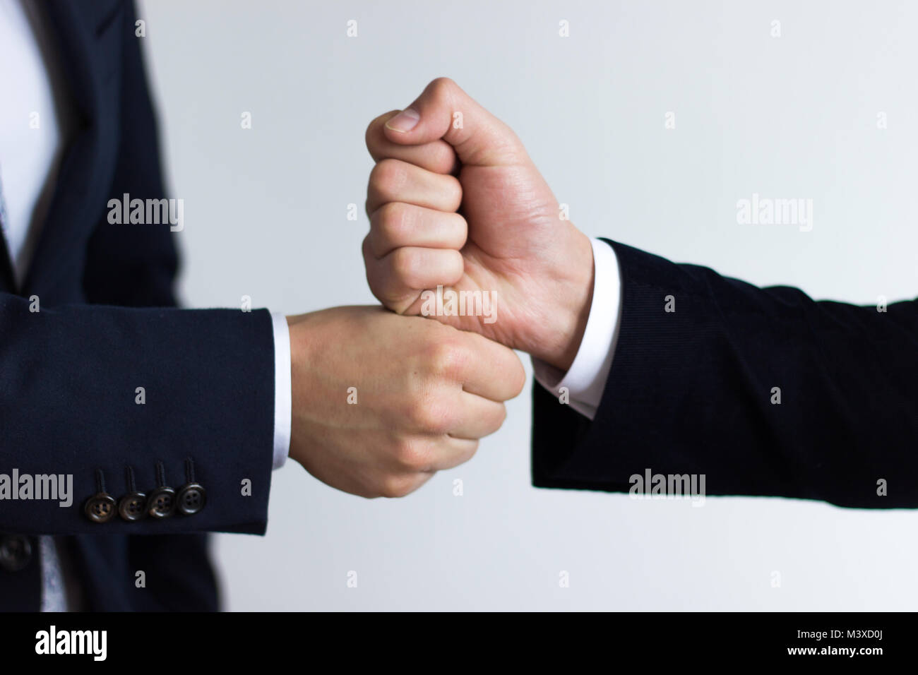 Hand greeting fist men hi-res stock photography and images - Alamy