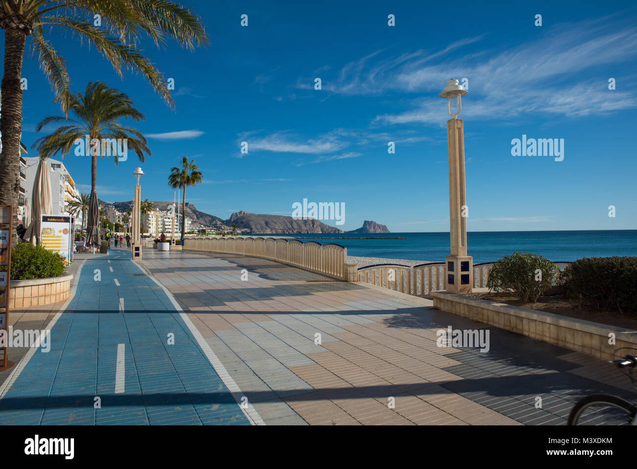 Seafront promenade altea costa blanca hi-res stock photography and ...