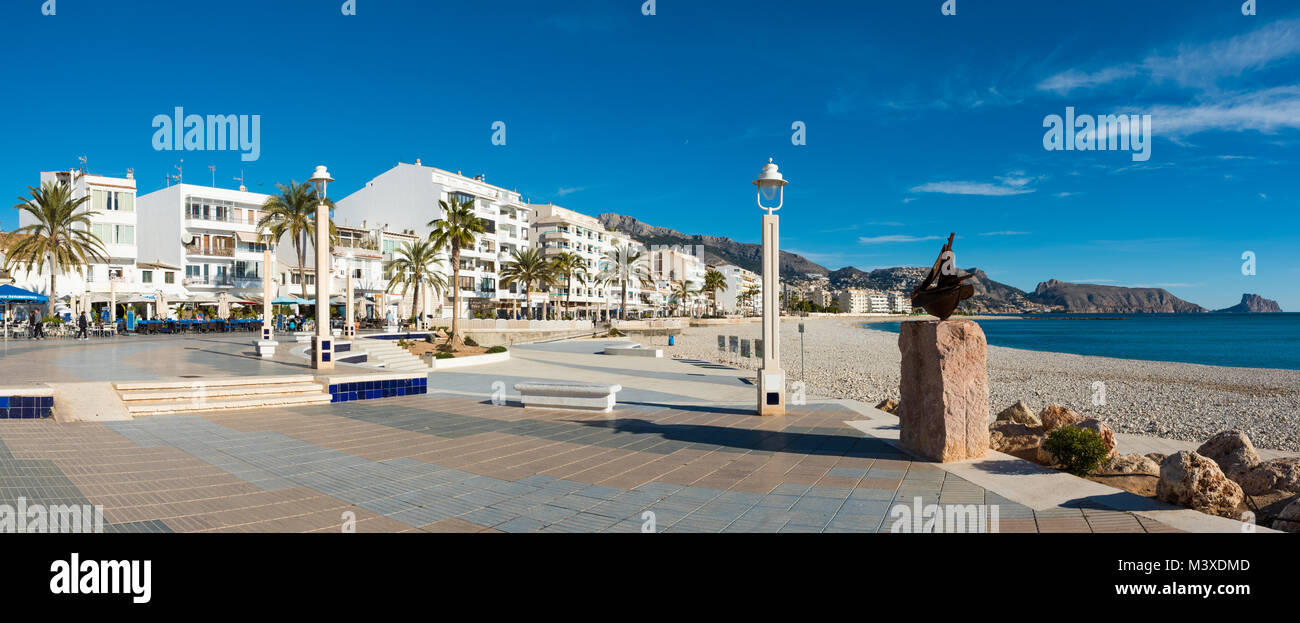 Altea, a picturesque mediterranean town on the Costa Blanca Stock Photo ...