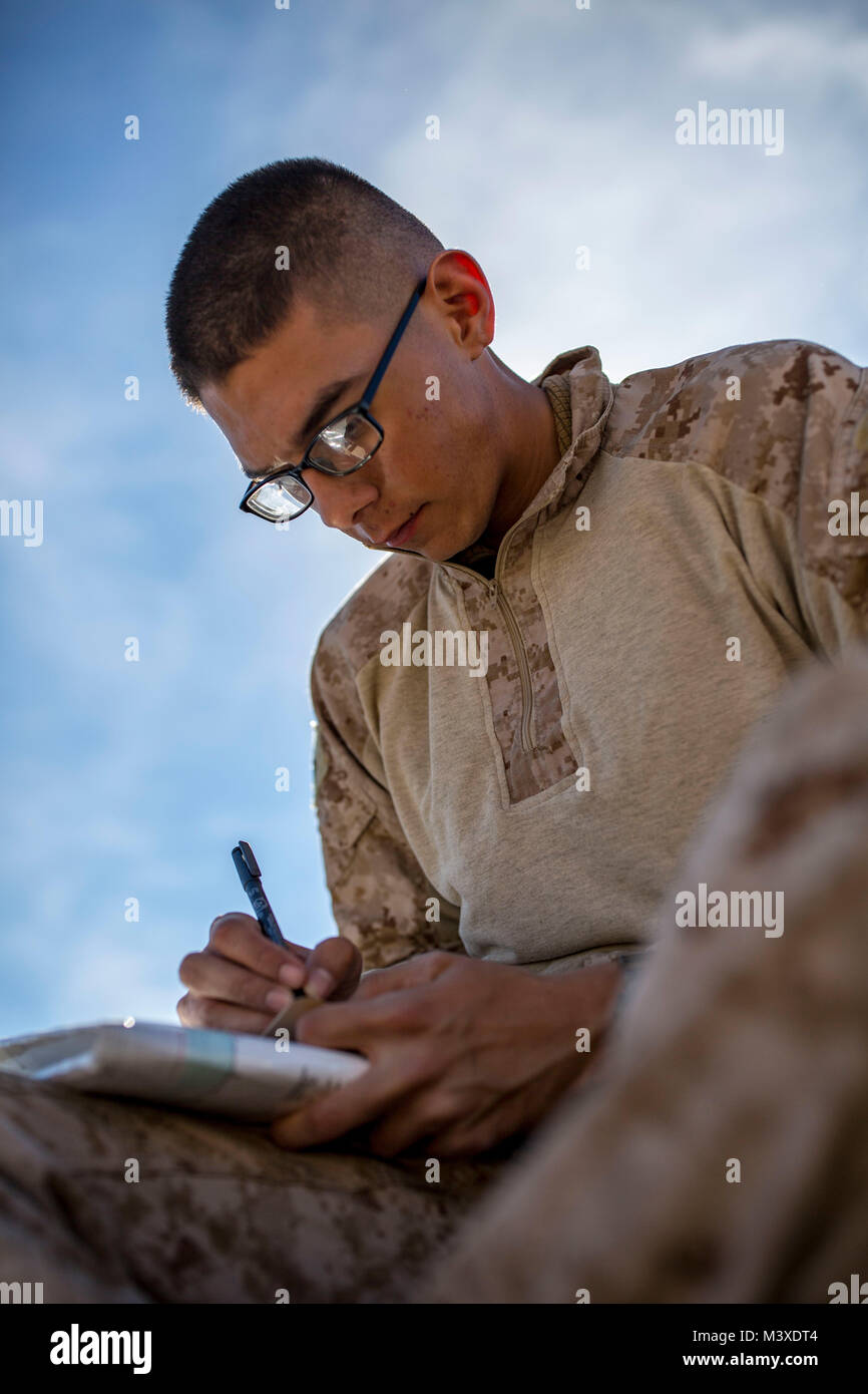MARINE CORPS BASE CAMP PENDLETON, Calif. – Pfc. Timothy Andrews, a ...