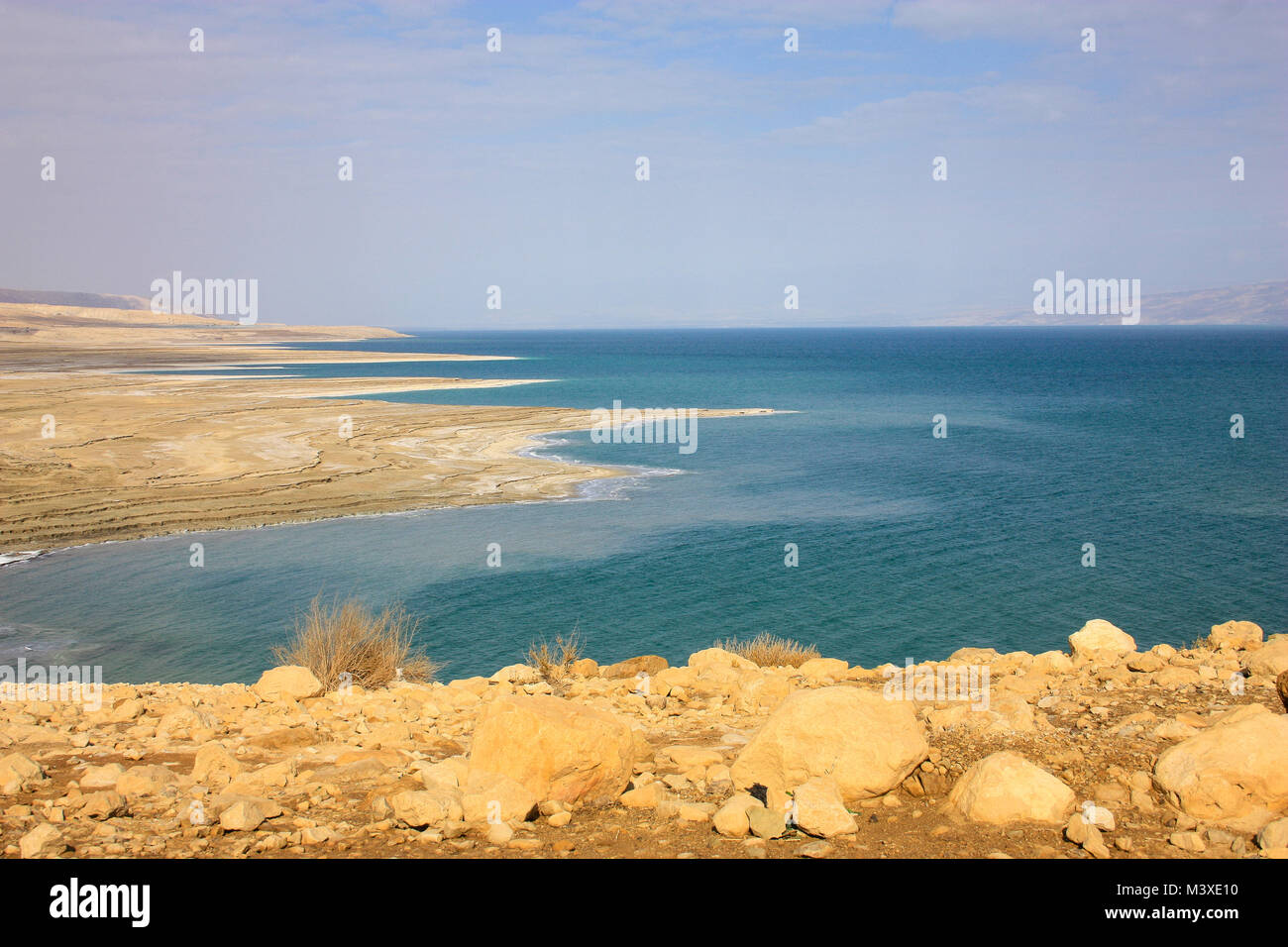 Nature and landscape of the Dead sea in Israel Stock Photo - Alamy