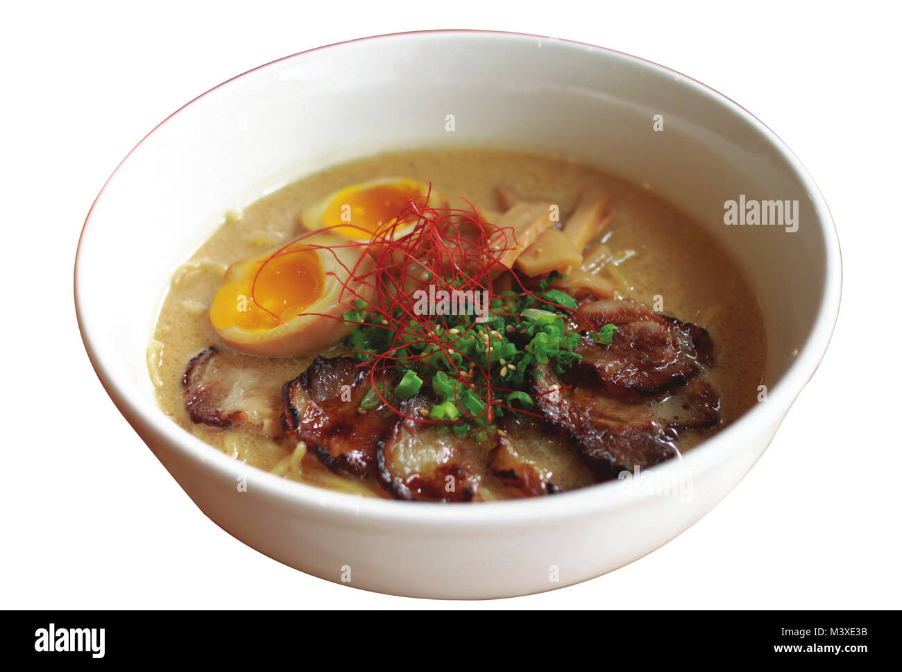 Ramen isolated on white background Stock Photo - Alamy