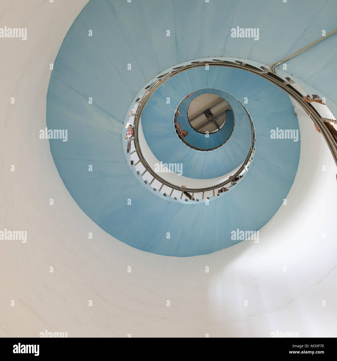 Stairs in the lighthouse Stock Photo - Alamy