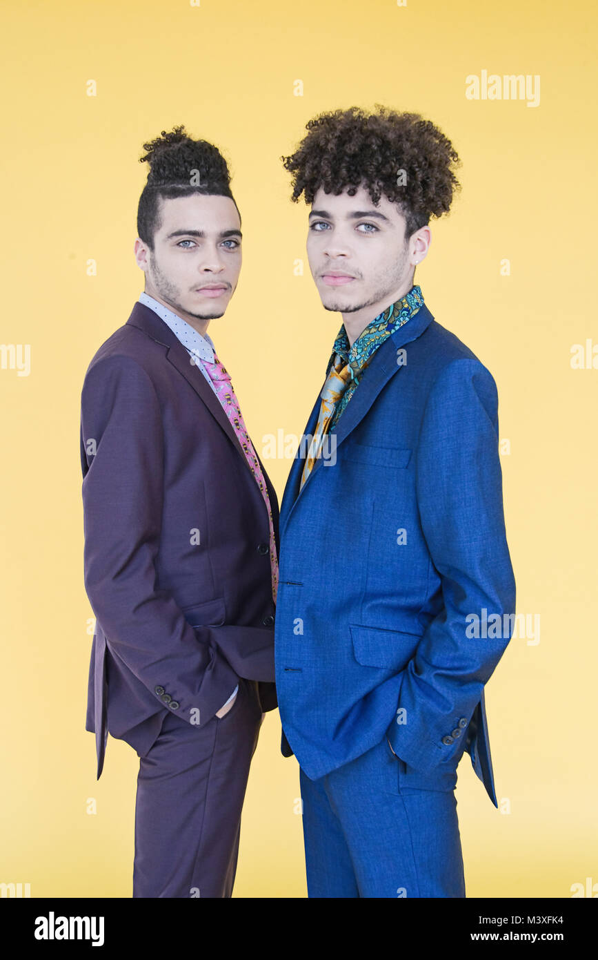 Mixed Men With Blue Eyes