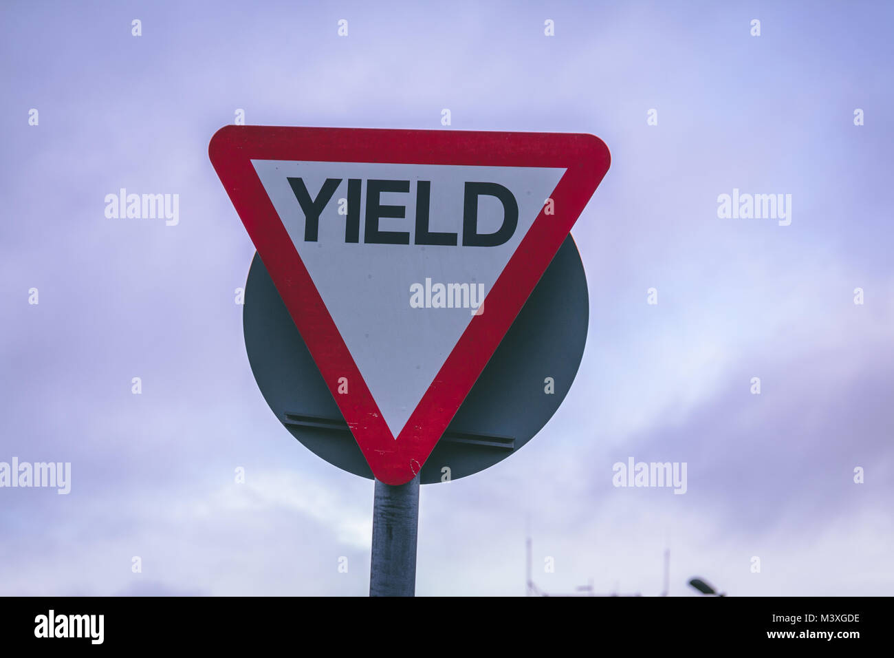 Blank Yield Sign Template