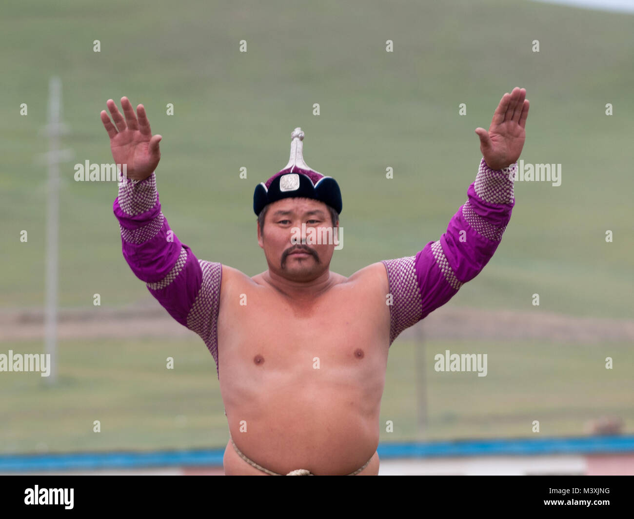 Mongolian wrestler hi-res stock photography and images - Alamy