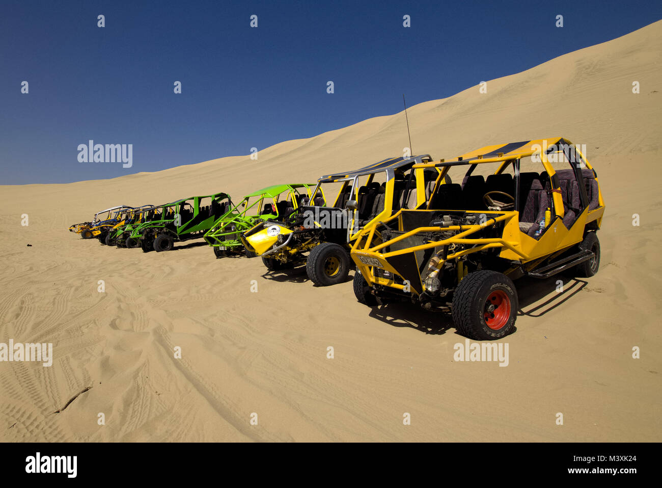 Sand buggy rides at Ica Desert, Peru Stock Photo - Alamy