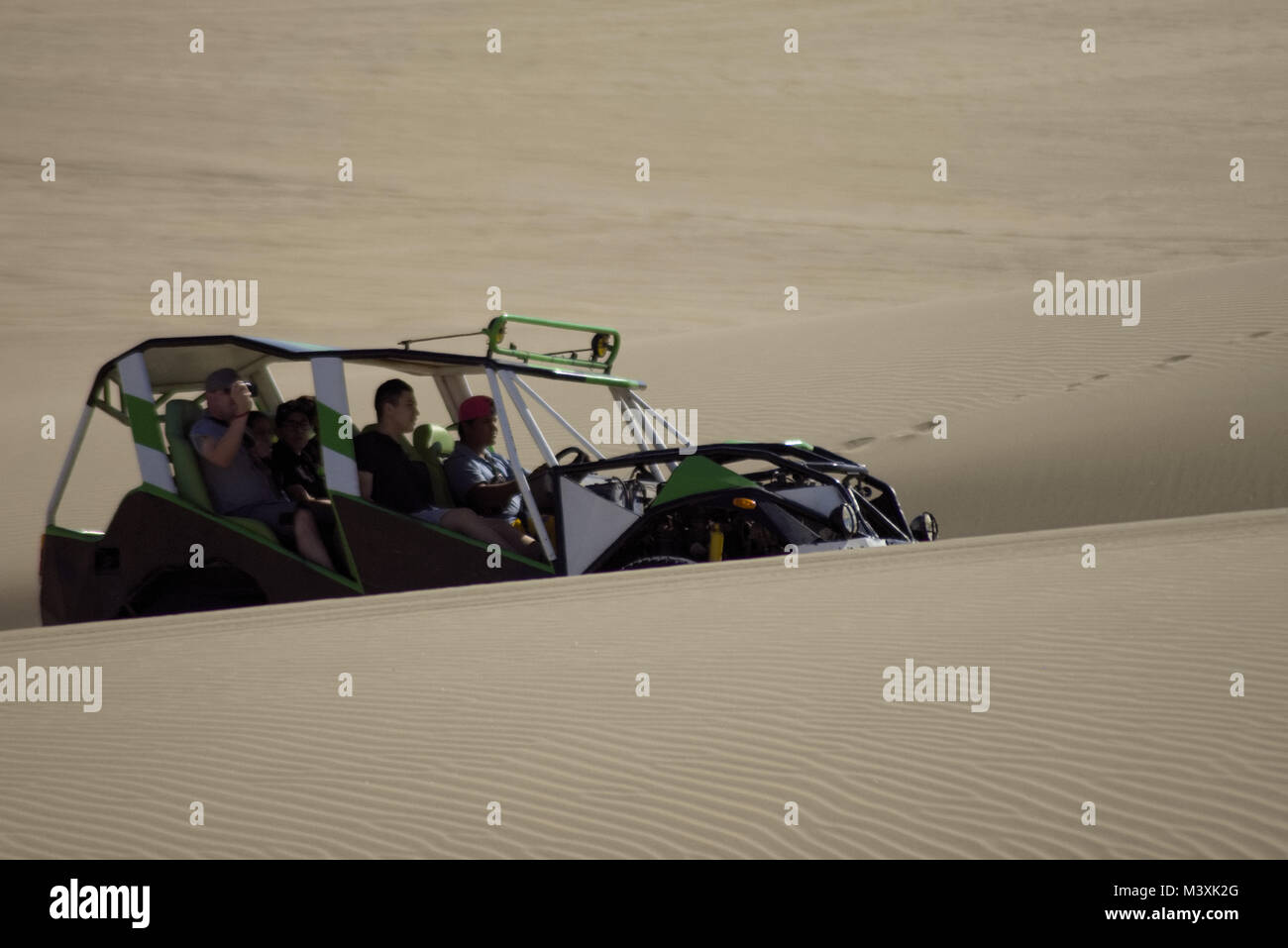 Sand buggy rides at Ica Desert, Peru Stock Photo - Alamy