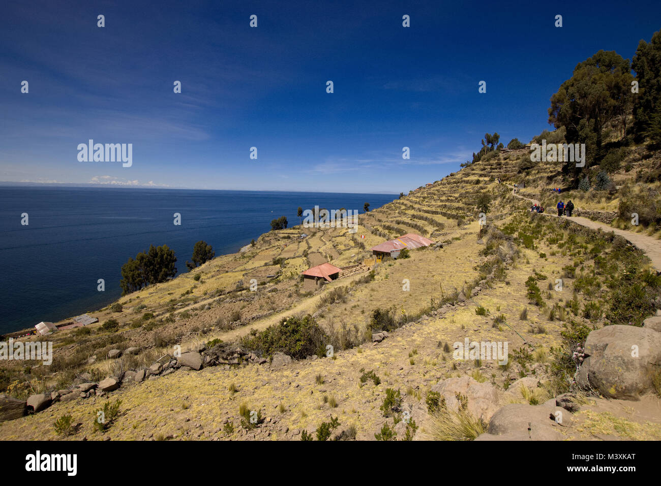 Lago titicaca isla taquile hi-res stock photography and images - Alamy