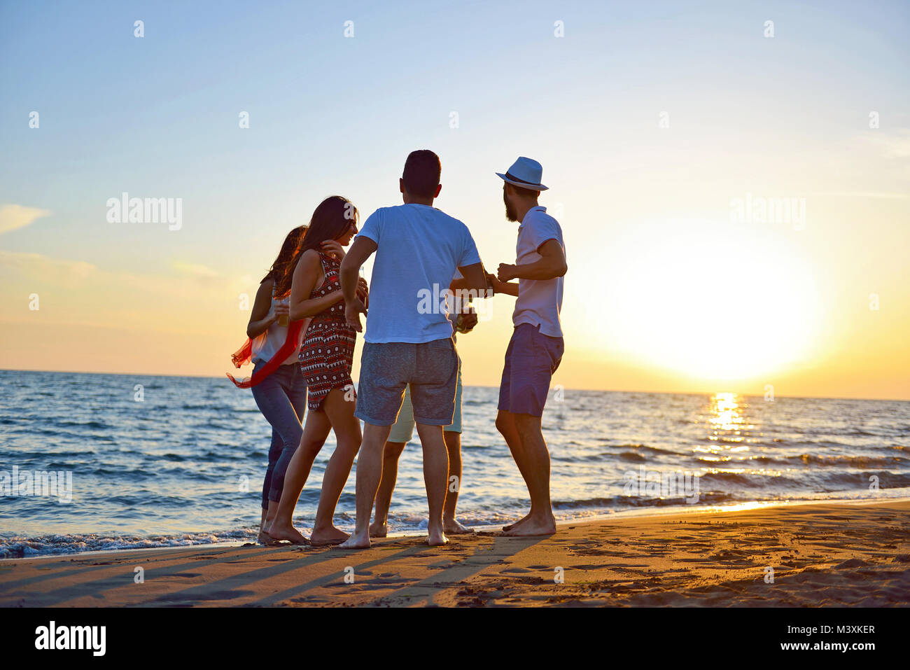 People Celebration Beach Party Summer Holiday Vacation Concept Stock ...