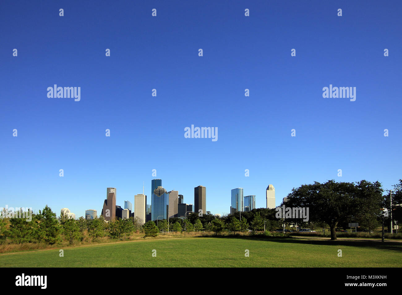 Downtown Houston Skyline Stock Photo - Alamy