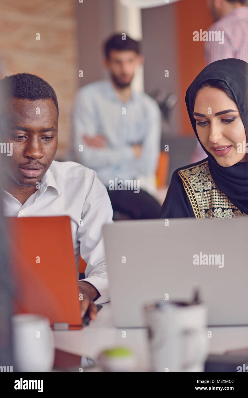 Group Young Coworkers Making Great Business Decisions.Creative Team ...