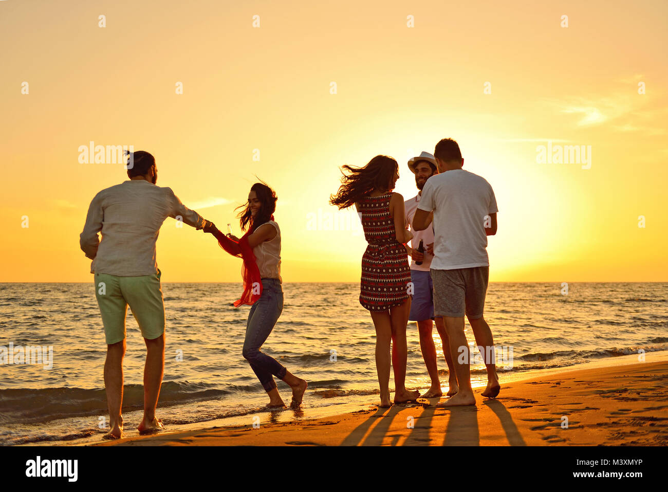 People Celebration Beach Party Summer Holiday Vacation Concept Stock ...