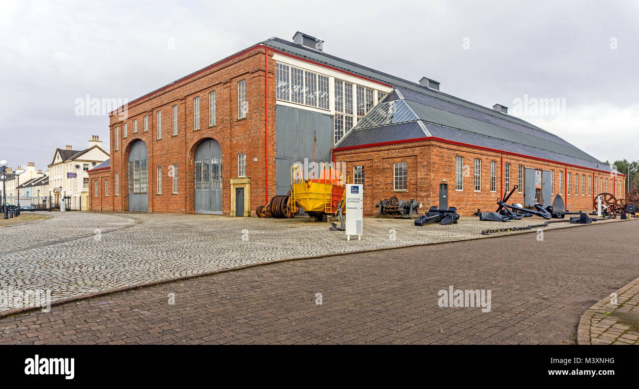 The Linthouse main museum building at Scottish Maritime Museum in ...