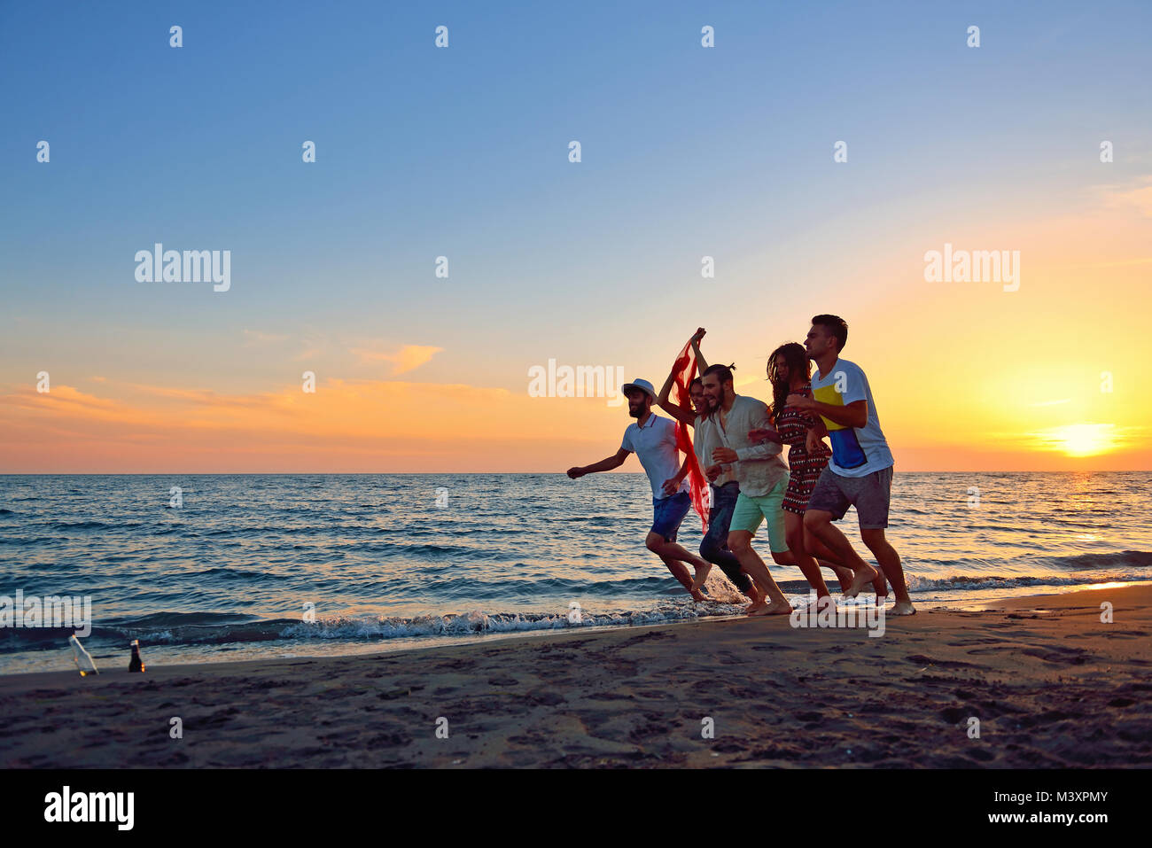 People Celebration Beach Party Summer Holiday Vacation Concept Stock ...