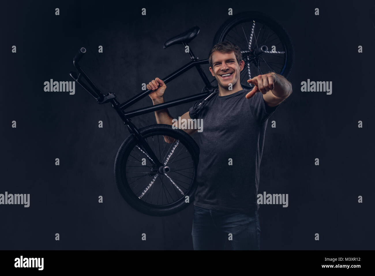 Handsome man bmx in hi-res stock photography and images - Alamy