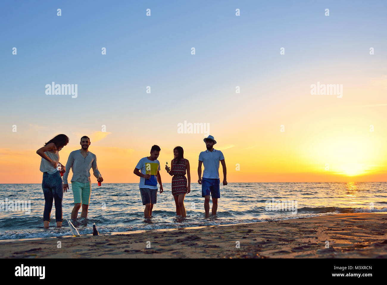 People Celebration Beach Party Summer Holiday Vacation Concept Stock ...