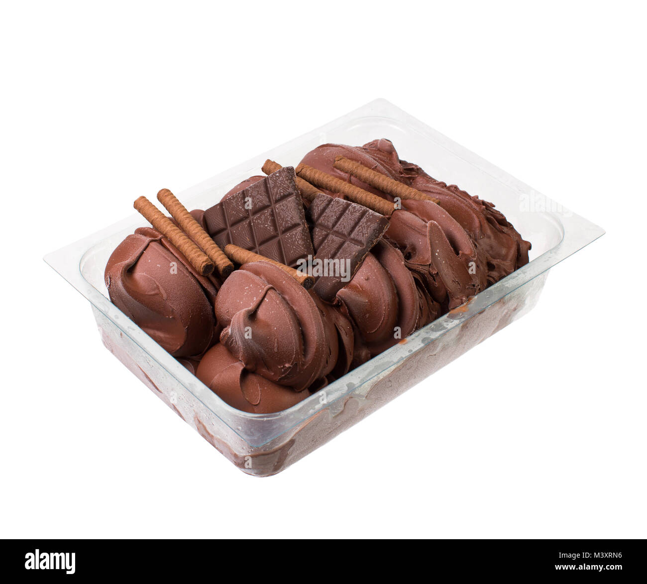 Dark brown chocolate ice hi-res stock photography and images - Alamy