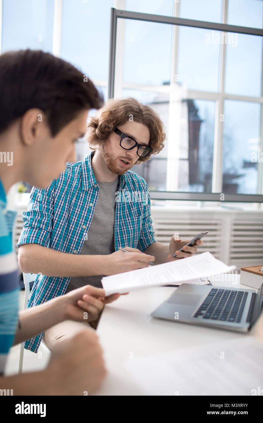 Men working in office Stock Photo - Alamy