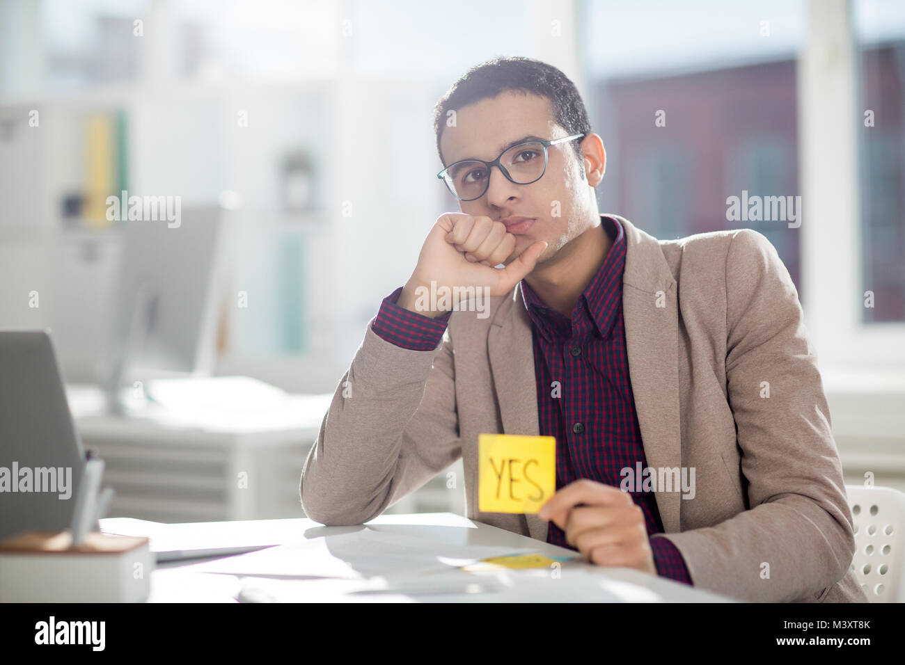 Positive executive hi-res stock photography and images - Alamy