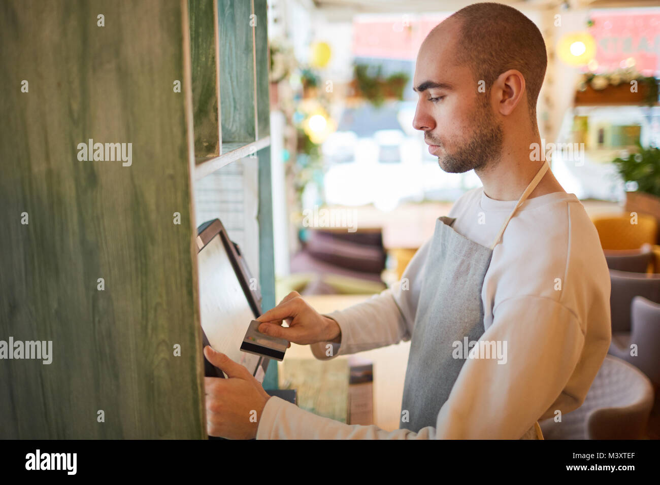 Passing order of client Stock Photo - Alamy