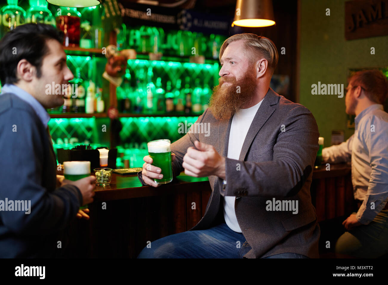 Men in pub Stock Photo - Alamy