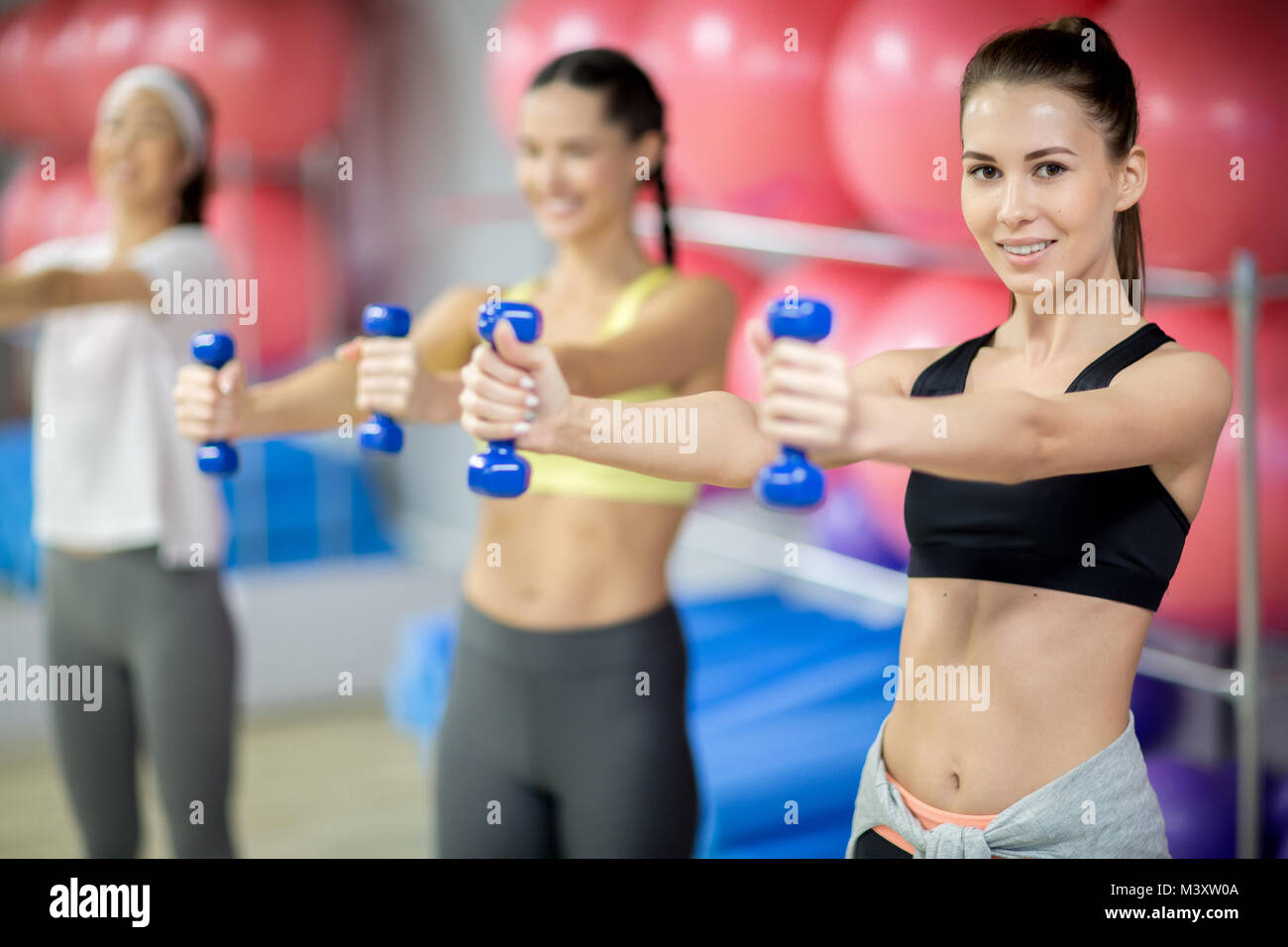 Training in team Stock Photo - Alamy