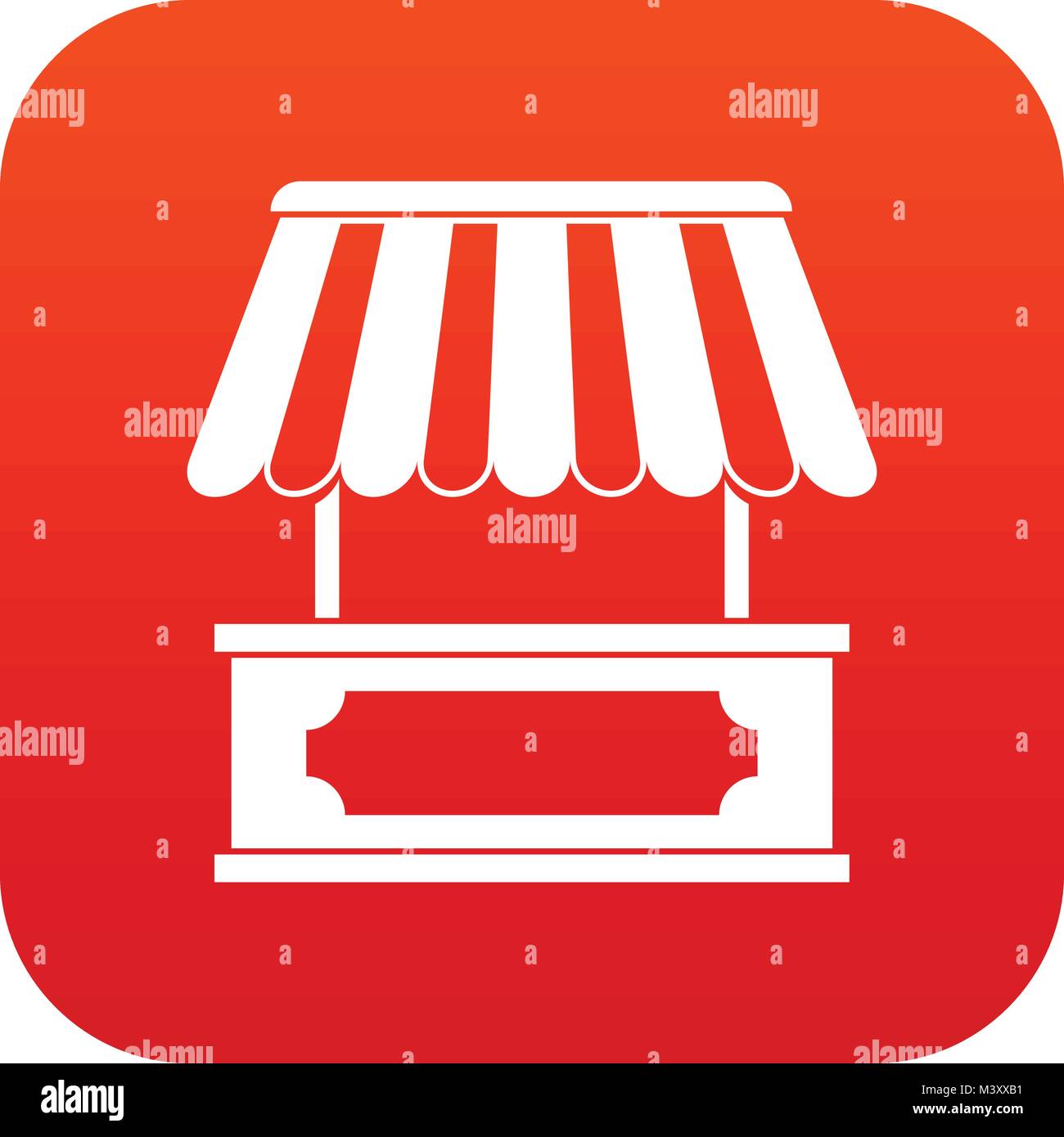 Red umbrella street cafe Stock Vector Images - Alamy