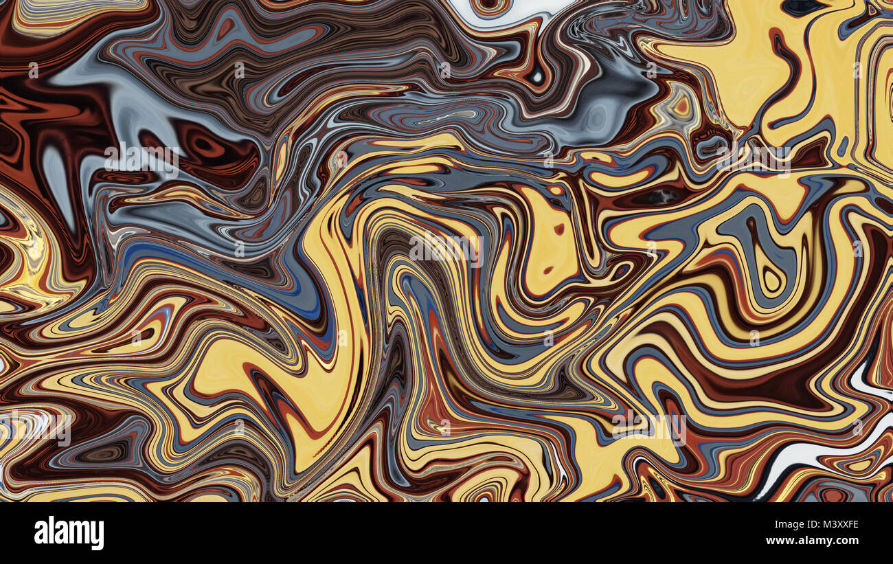 Juicy color mix painting with marbling. Marble texture. Paint splash ...