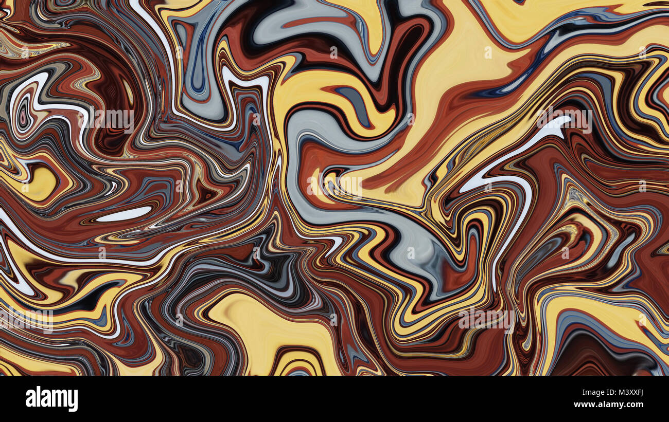 Juicy color mix painting with marbling. Marble texture. Paint splash ...