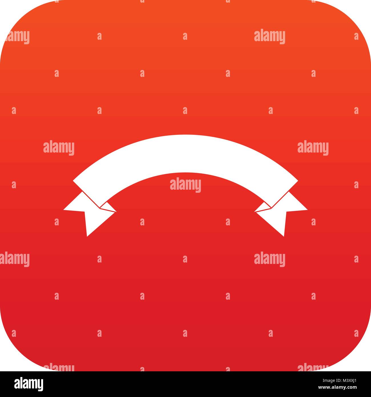 Banner ribbon icon digital red Stock Vector Image & Art - Alamy