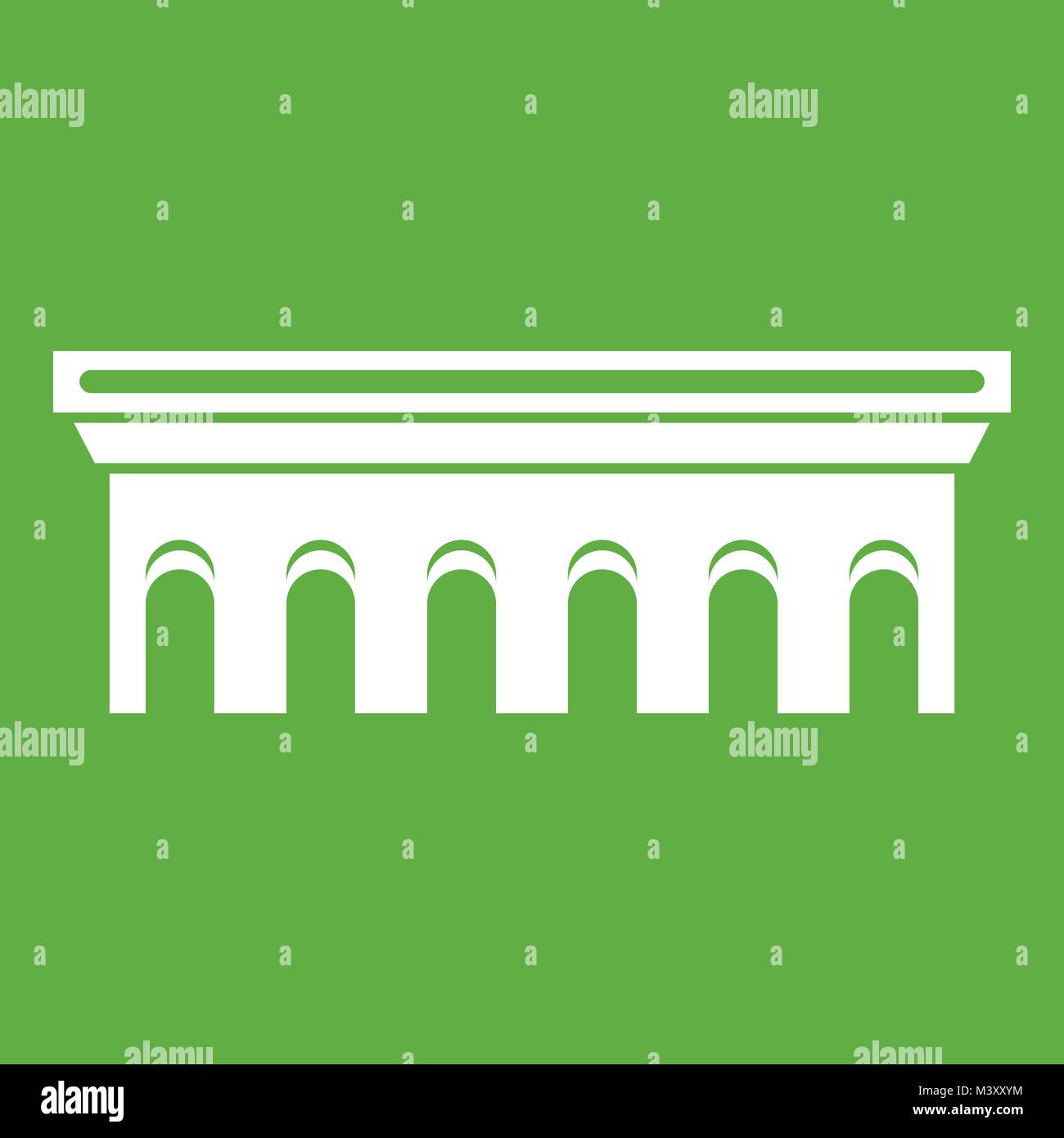 Bridge icon green Stock Vector Image & Art - Alamy