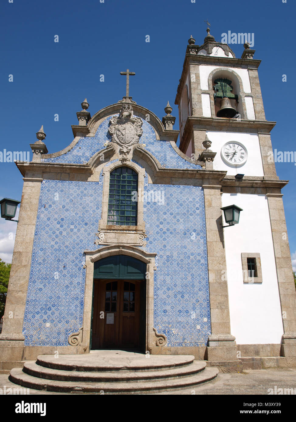 Facade of Calvario church, Vila Real Stock Photo - Alamy