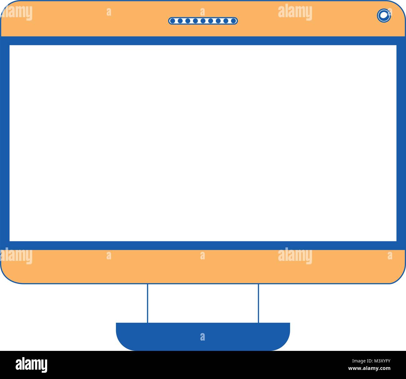 monitor computer isolated icon Stock Vector Image & Art - Alamy