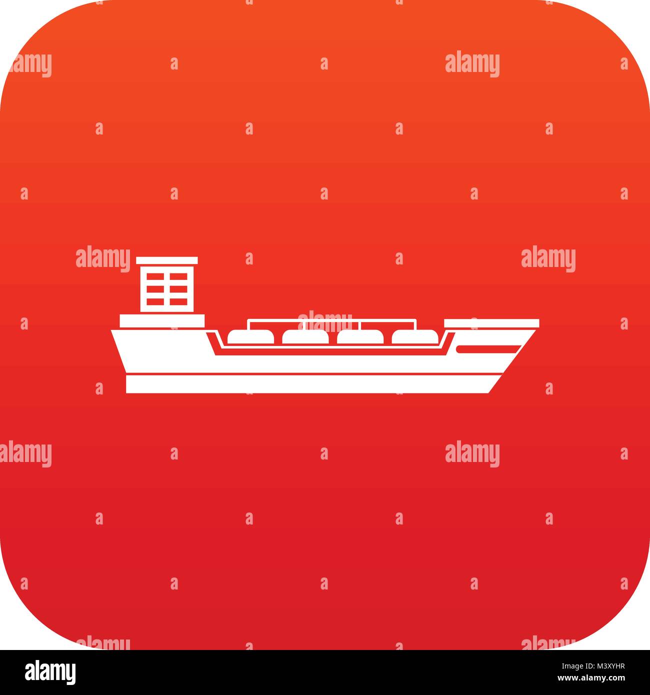 Oil tanker ship icon digital red Stock Vector Image & Art - Alamy