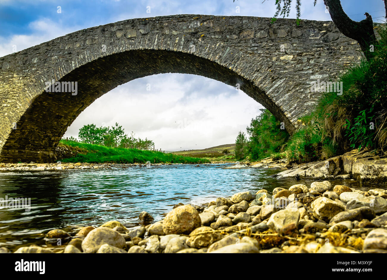 Old stone bridge in the Highlnads of Scotland Stock Photo - Alamy