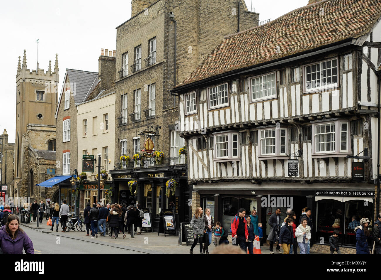 Historic Centre of Cambridge, Cambridgeshire, England, United Kingdom ...