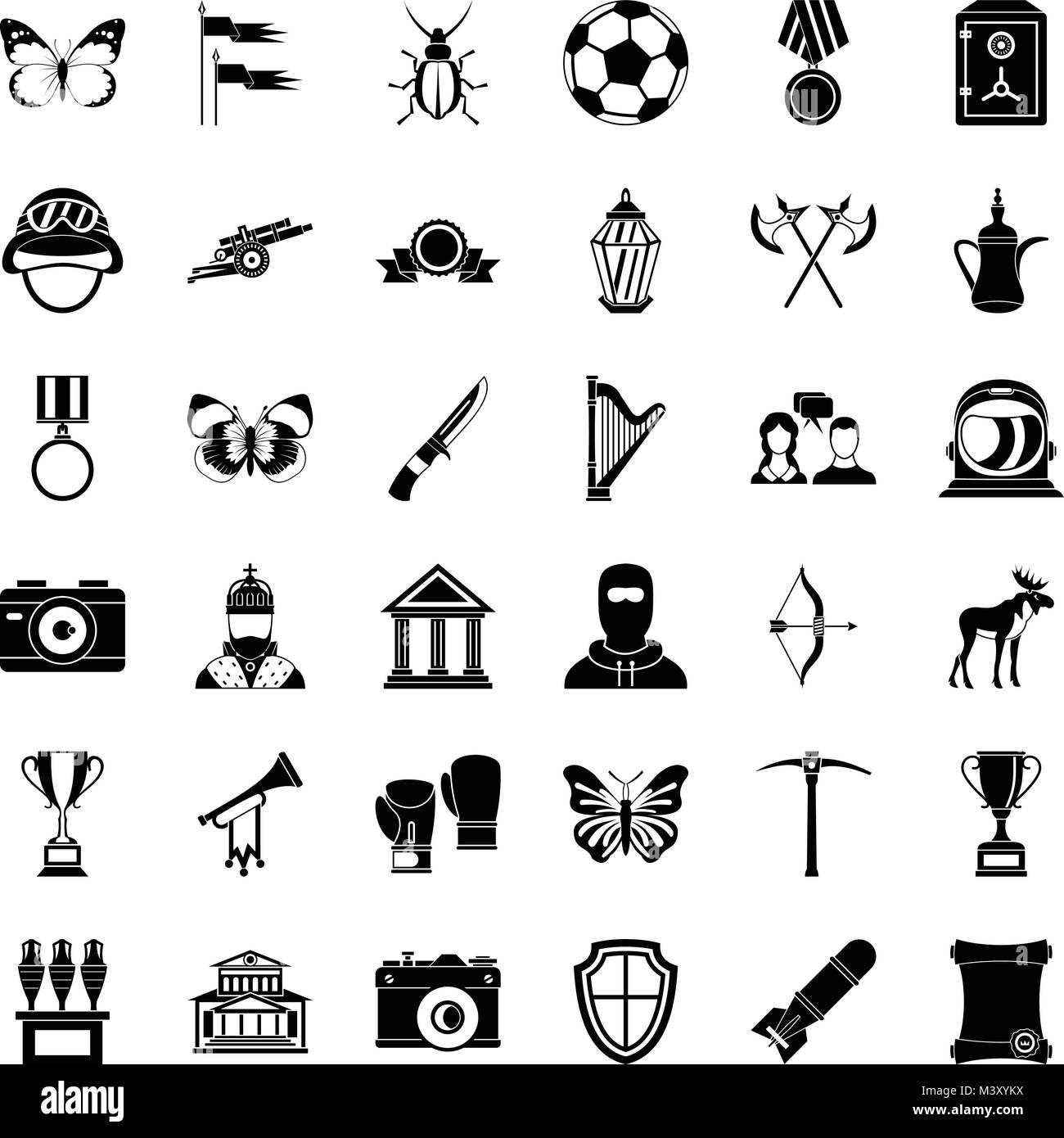 Museum science icons set, simple style Stock Vector Image & Art - Alamy