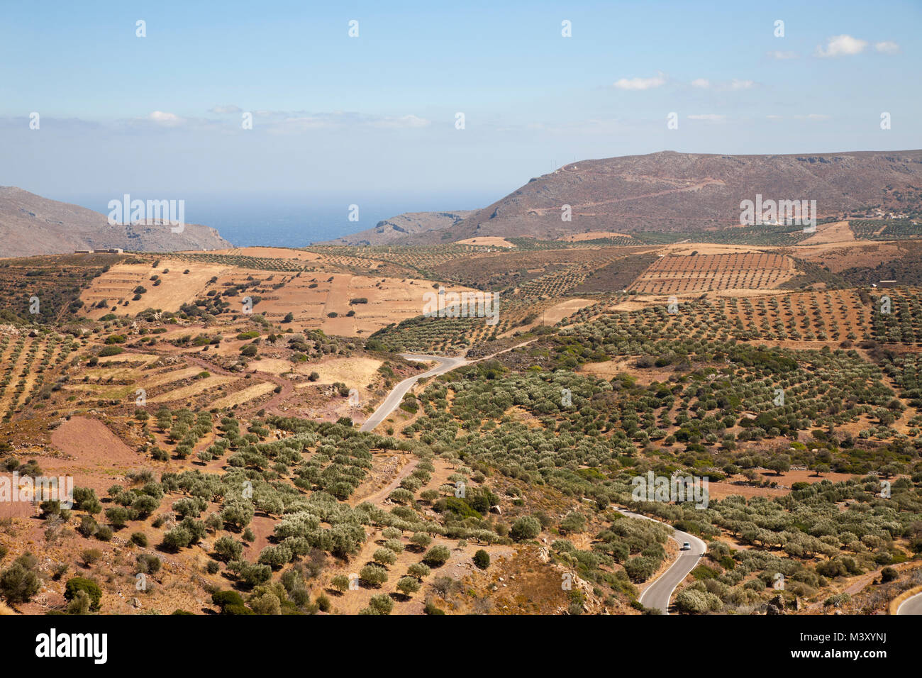 Crete aerial view road hi-res stock photography and images - Alamy