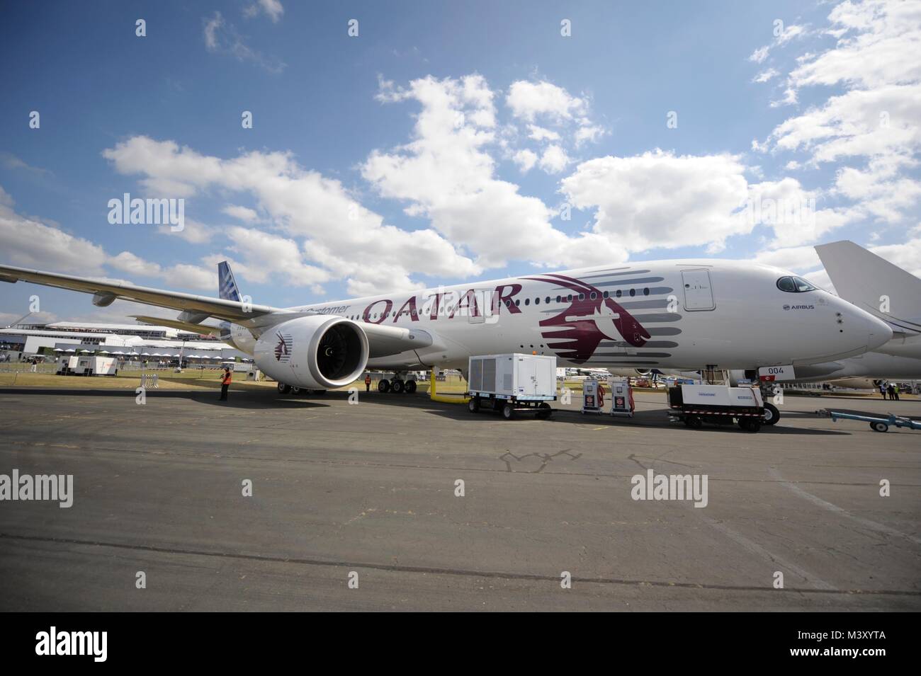 Aircraft, airport, airshow, Farnborough England Stock Photo - Alamy