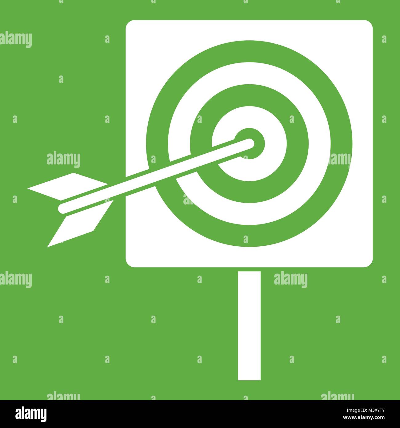 Darts icon green Stock Vector Image & Art - Alamy